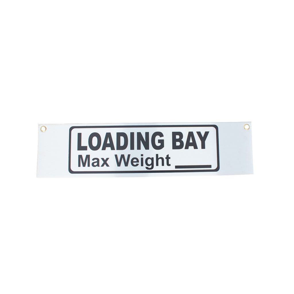 Sign – Loading Bay – Embankment Scaffolding Supplies